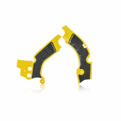 Acerbis Black/Yellow X-Grip Frame Guards For Suzuki RMZ 450 08-17 ...