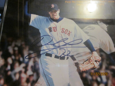 DEREK LOWE AUTOGRAPH 11X14 NO- HITTER PHOTO HAND SIGNED RARE! PSA ...
