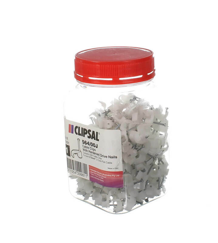 Clipsal 564/00J | .75 mm Cable Clip Moulded | White | 300 JAR | eBay