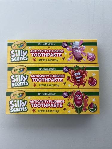 Crayola Silly Scents Anticavity Toothpaste Strawberry Bubble Gum ...