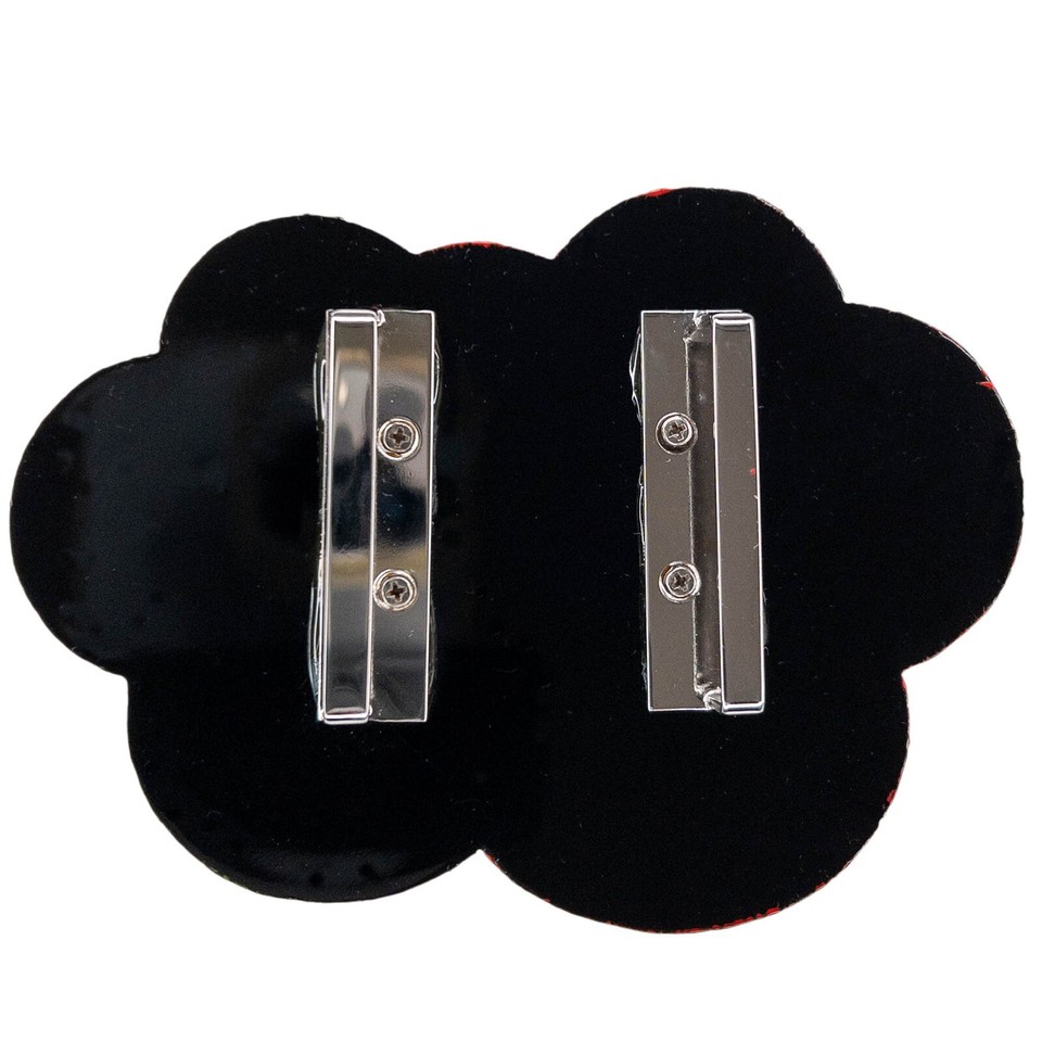 VTG Japanese Lacquered Wooden Tsubaki Obidome Kimono Kitsuke Accessory ...