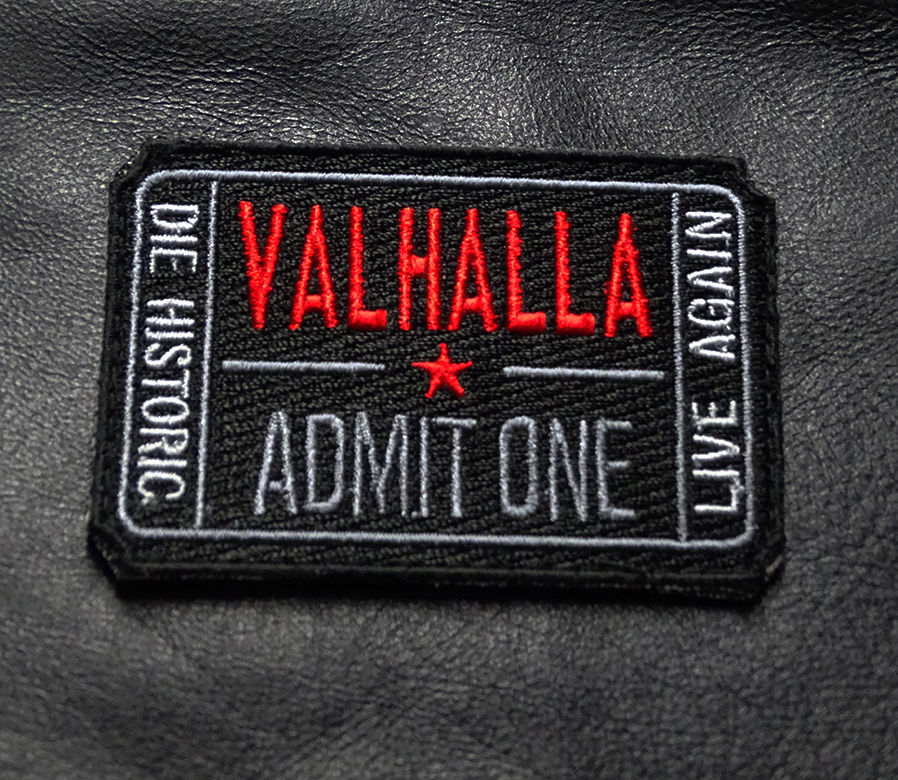 Ticket to Valhalla Admit One MOVIE TICKET HOOK PATCH | eBay