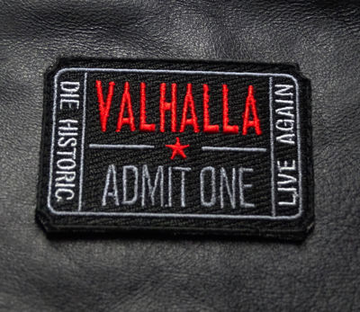 Ticket to Valhalla Admit One MOVIE TICKET HOOK PATCH | eBay