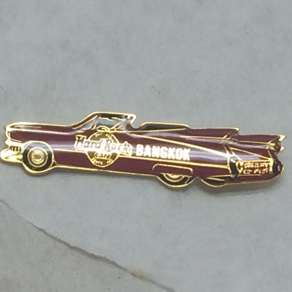 Hard Rock Cafe Bangkok Thailand Red Cadillac Car Pin HRC Variant | eBay