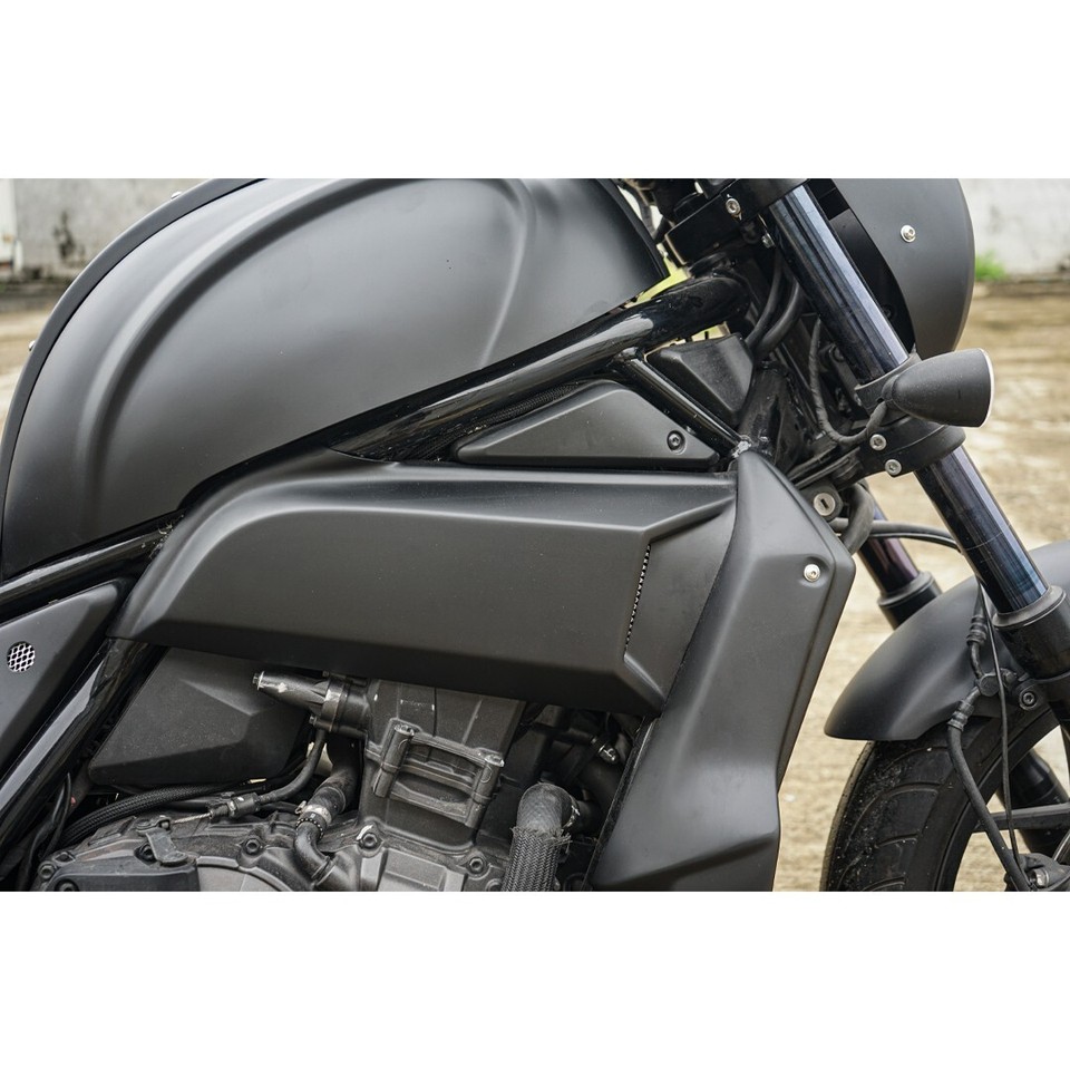 SET 6 FULL SET MATTE BLACK UNDER FAIRING TRIM FOR HONDA REBEL CMX 1100 ...