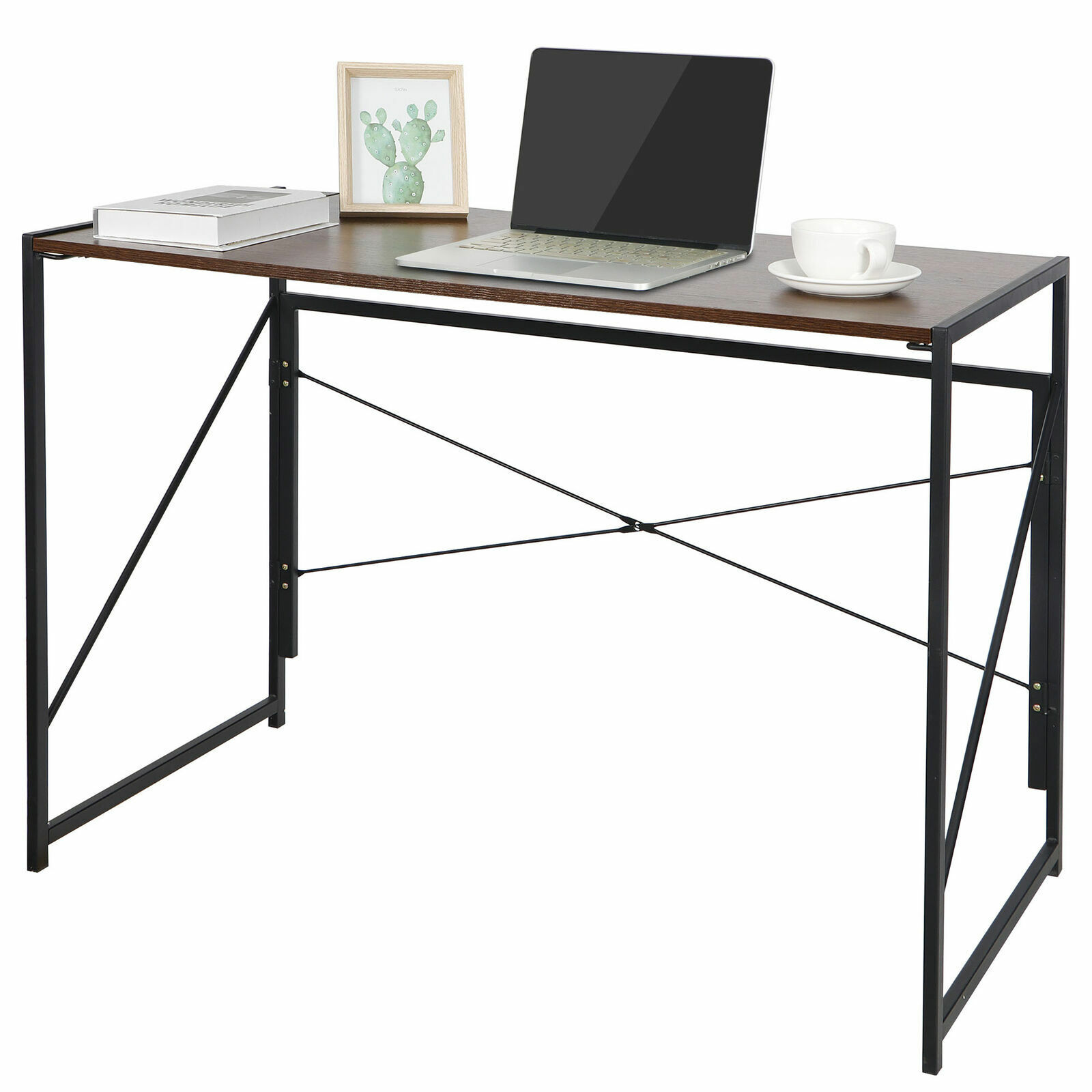 Home Office Foldable Computer Desk Modern Simple Style Writing Study ...