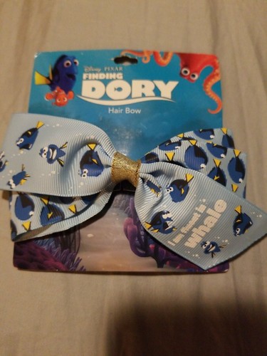 Finding Dory Hair Bow Clip Cheer Fun New Blue | eBay
