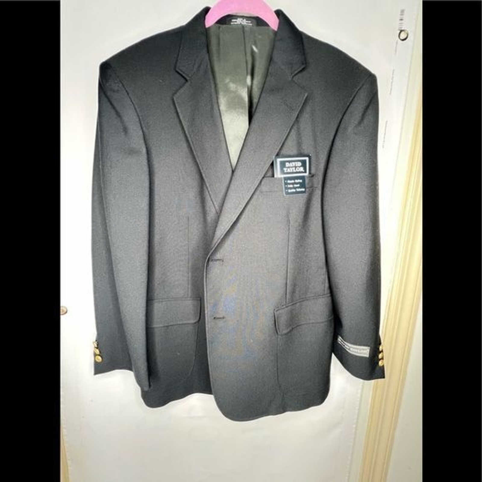 David Taylor Gray Suit Fully Lined Blazer - Gem