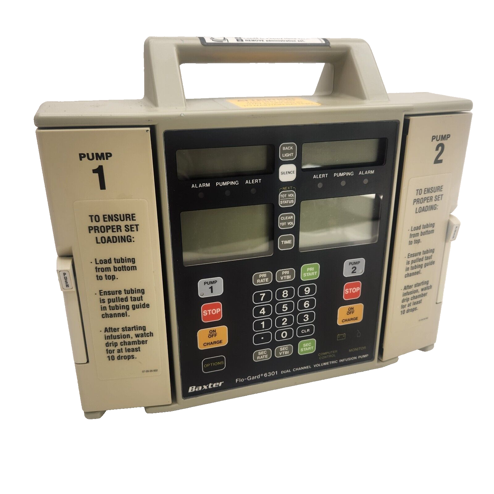 Baxter Flo-Gard 6301 Volumetric Dual Channel Pump | Powers On | eBay