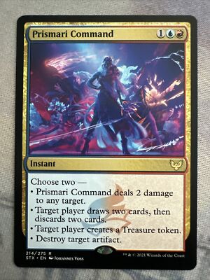1x Prismari Command- Strixhaven- Mtg Magic The Gathering Card- NM | eBay