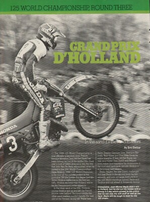 1988 125cc Dutch Grand Prix D'Holland - 2-Page Vintage Motorcycle ...