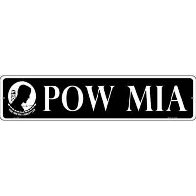 POW MIA Novelty Small Metal Street Sign K-1296 | eBay