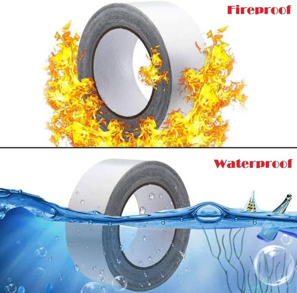 Aluminum Foil Tape 2in x 165FT Heat Resistant Waterproof Insulation ...