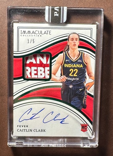 2024-25 CAITLIN CLARK Immaculate RPA Emerald ROOKIE 1/5 | eBay