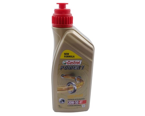 Motoröl Power 1 Racing CASTROL 4T 20W50 Motorrolleröl Roller ATV JASO ...