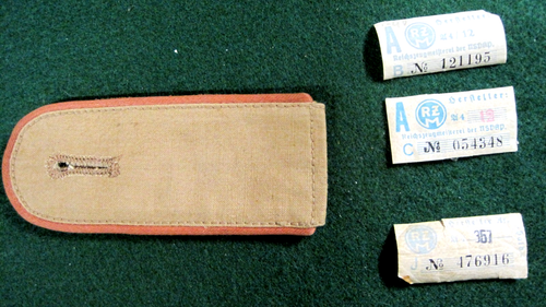 German WWII Tropical Luftwaffe Uniform Shoulder Strap & 3 Org RZM ...