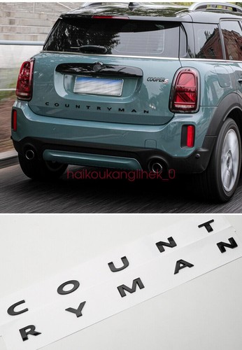 MINI GENUINE F60 COUNTRYMAN PIANO BLACK BOOT BADGE EMBLEM PLAQUE ...