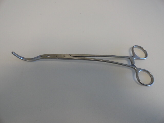 L14: PILLING Debakey Clamp 353631 Curved shaft, 10 1/8", 1 1/4" (3.2cm ...