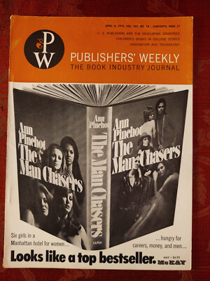 PUBLISHERS WEEKLY Book Industry Journal April 6 1970 Stanley Rice | eBay UK