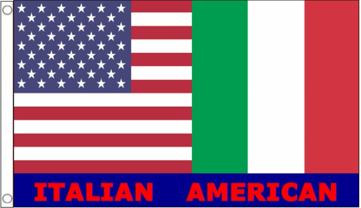 Italian And American Flags Together Italian American Unity Flags Vinyl