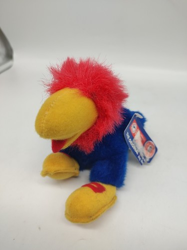 VTG Rare HTF Kansas University Jayhawks Plush Stuffed Animal Toy FU ...