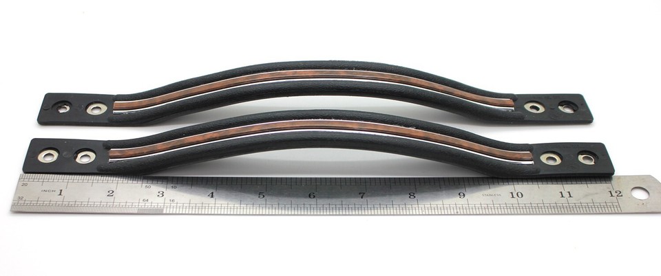 NEW Black & Wood Interior Door Pull Straps / For 71-96 Chevy GMC ...