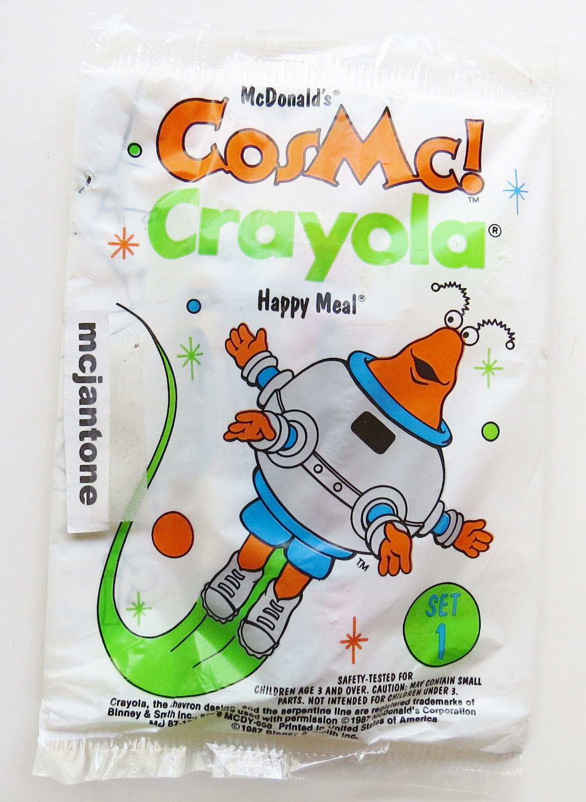 MIP McDonald's 1988 COSMC CRAYOLA Drawing Art Kit COLORING Crayon YOUR ...