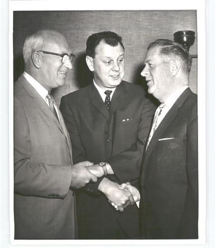 HOCKEY Seals Manager BUD POILE San Francisco Deals VINTAGE 1962 Press ...