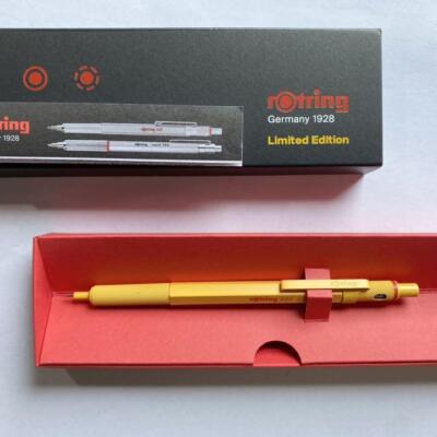 Rotring 600 0.5mm mechanical pencil Yellow Loft Limited Color Almost ...