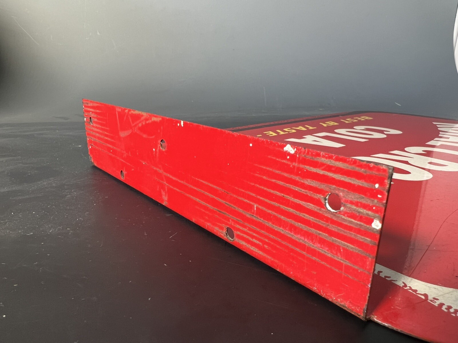 ORIGINAL ROYAL CROWN COLA SODA ADVERTISING FLANGE METAL SIGN RC COLA | eBay