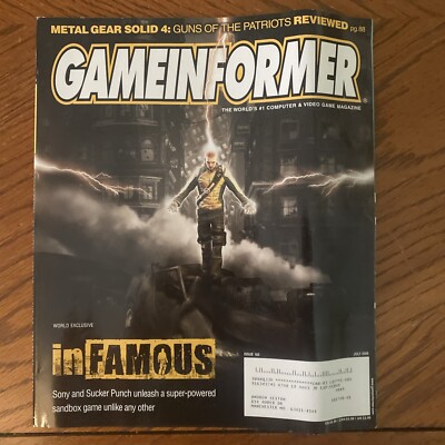 Game Informer Magazine July 2008 # 183 Infamous | eBay