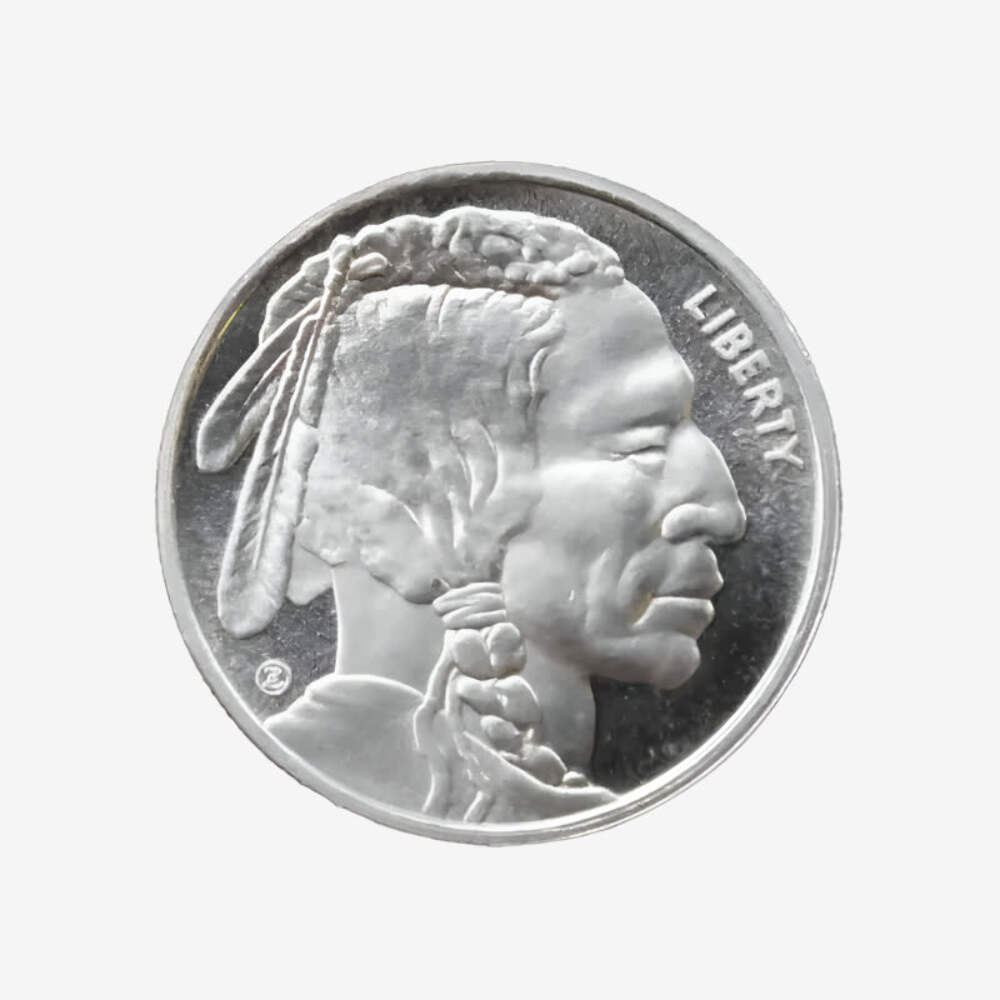 1/2 oz Silver BUFFALO Round - Buffalo Silver Round | .999 Fine Silver ...