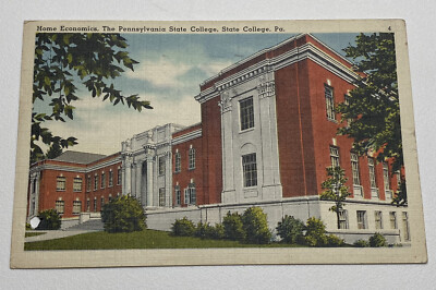 Home Economics Pennsylvania State College Vintage Linen Postcard ...