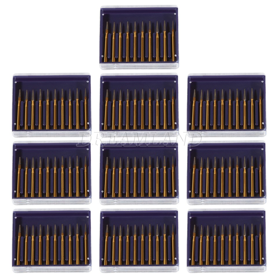 Dental Bur Trimming & Finishing Gold Burs Carbide Burs FG 7901 /7902 ...