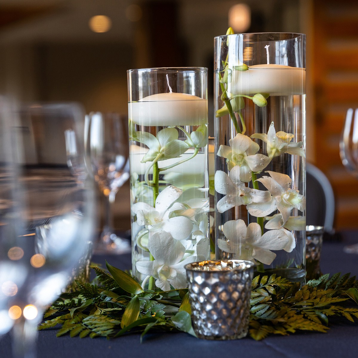 Floating Glass Rose Vases Artificial Rose Vase Fillers With Floating