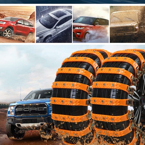Universal Winter Snow Mud Anti-skid Tire Chains Tendon for Car Sedan ...