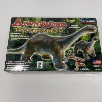 APATOSAURUS BRONTOSAURUS DINOSAUR LINDBERG PLASTIC MODEL KIT #70281 NEW ...