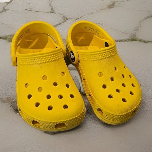 Crocs Classic Clogs Toddler Little Kids Shoes Yellow Size C7 | eBay