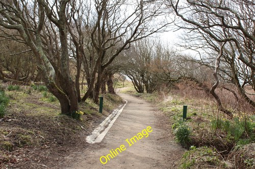 Photo 12x8 Ayrshire Coastal Path Maidens/NS2107 Going towards Maidens ...