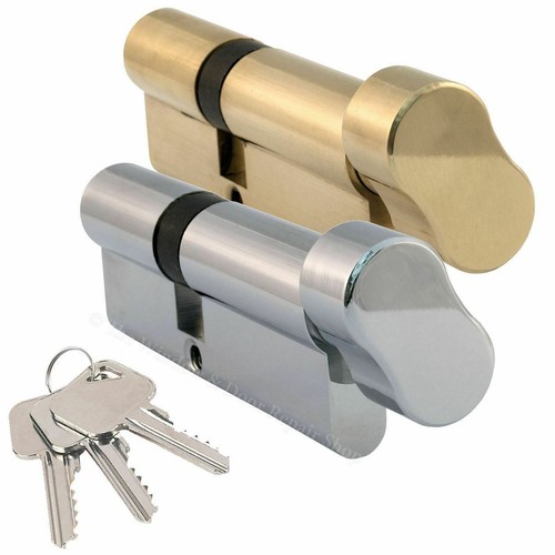 Thumb Turn Cylinder Euro Barrel Door Lock UPVC Anti Drill BS EN 1303 ...