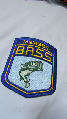 Vintage Mint Fishing Patch - BASS Member - 3 x 4 inch | eBay