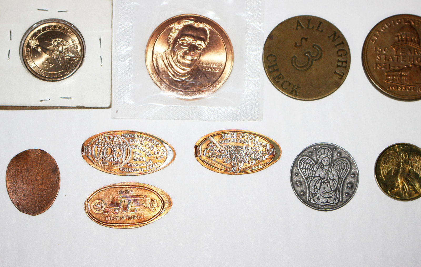 Vintage Lot Tokens Coins Order of DeMolay Masonic Missouri Brothel Cat ...