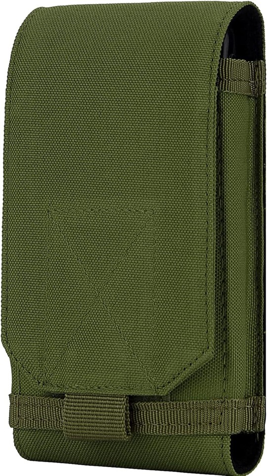 Tactical Molle Cell Phone Bag Case with Belt Clip Loop Holster Pouch ...