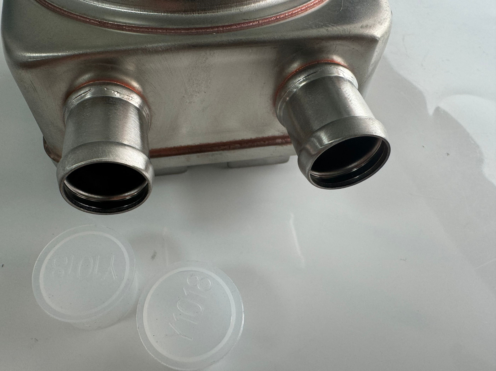 Engine Oil Cooler x OEM 2641027000 For HYUNDAI KIA Accent II Saloon ...