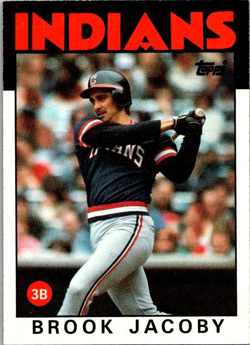 1986 Topps #116 Brook Jacoby | eBay