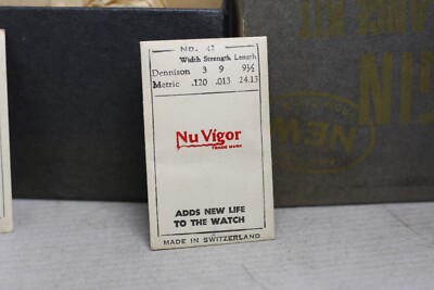 NU VIGOR Mainspring 42 3x9x9.5 42d | eBay
