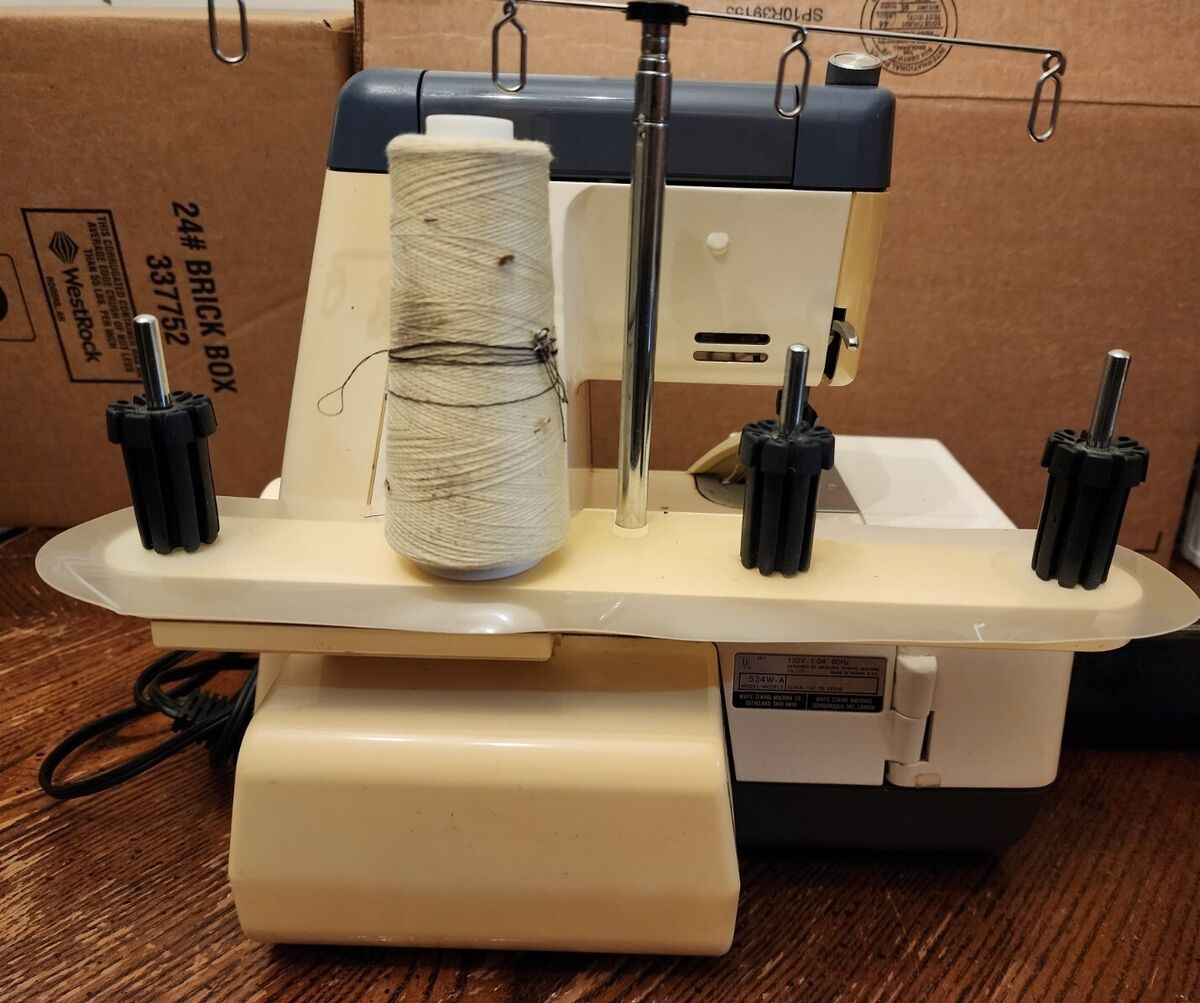 White Super Lock 534 Serger Sewing Machine W/ Foot Pedal | eBay White Super Lock 534 Serger Sewing Machine W/ Foot Pedal | eBay