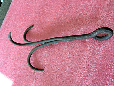 BS8 Vintage RARE primitive canoe boat crude anchor use or cabin decor ...