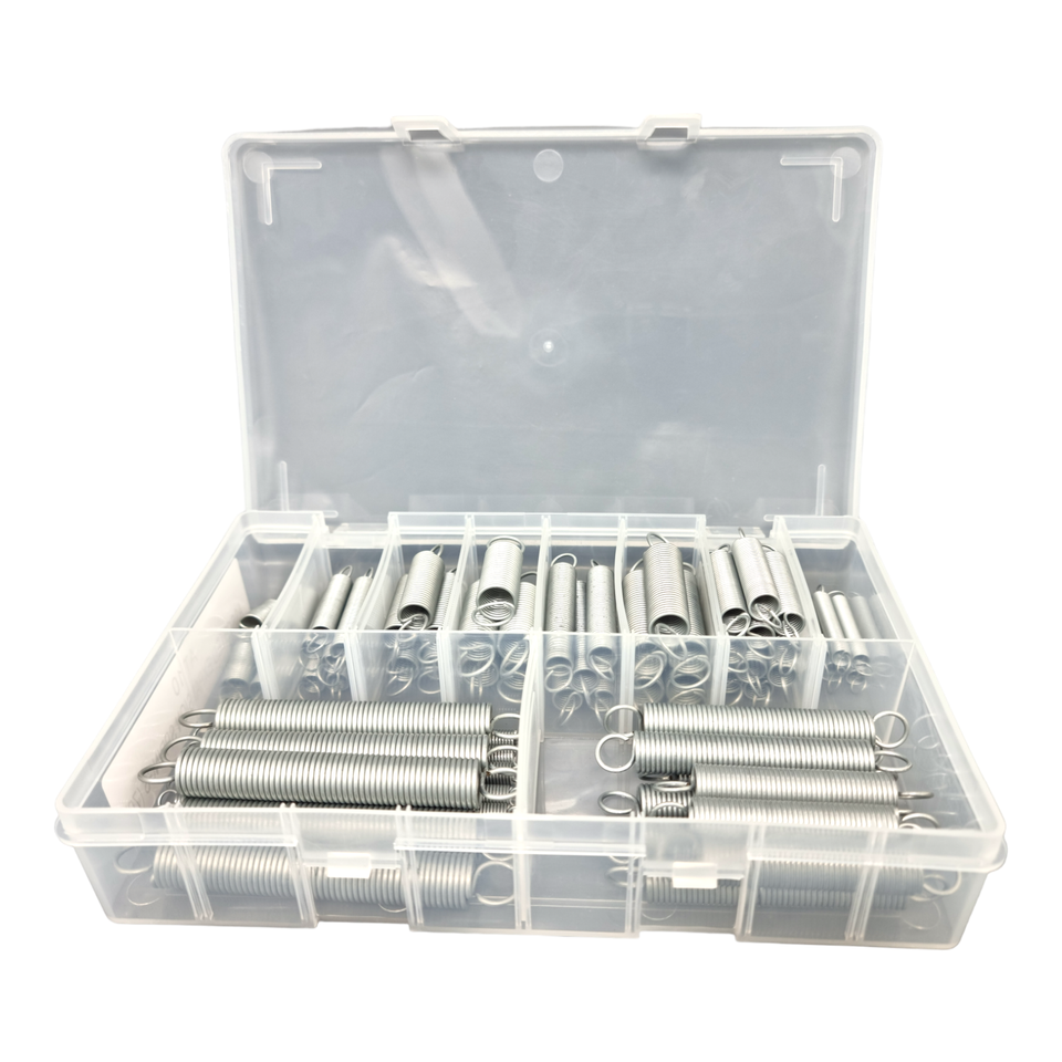 Assorted Box of Expansion Springs Extension Tension Spring Set Taught ...