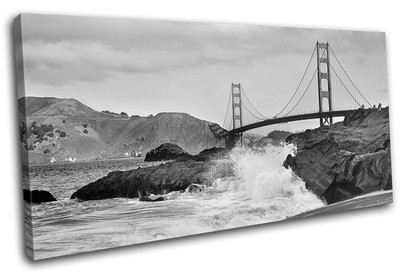 Golden Gate Bridge Architecture SINGLE TOILE murale ART Photo Print | eBay